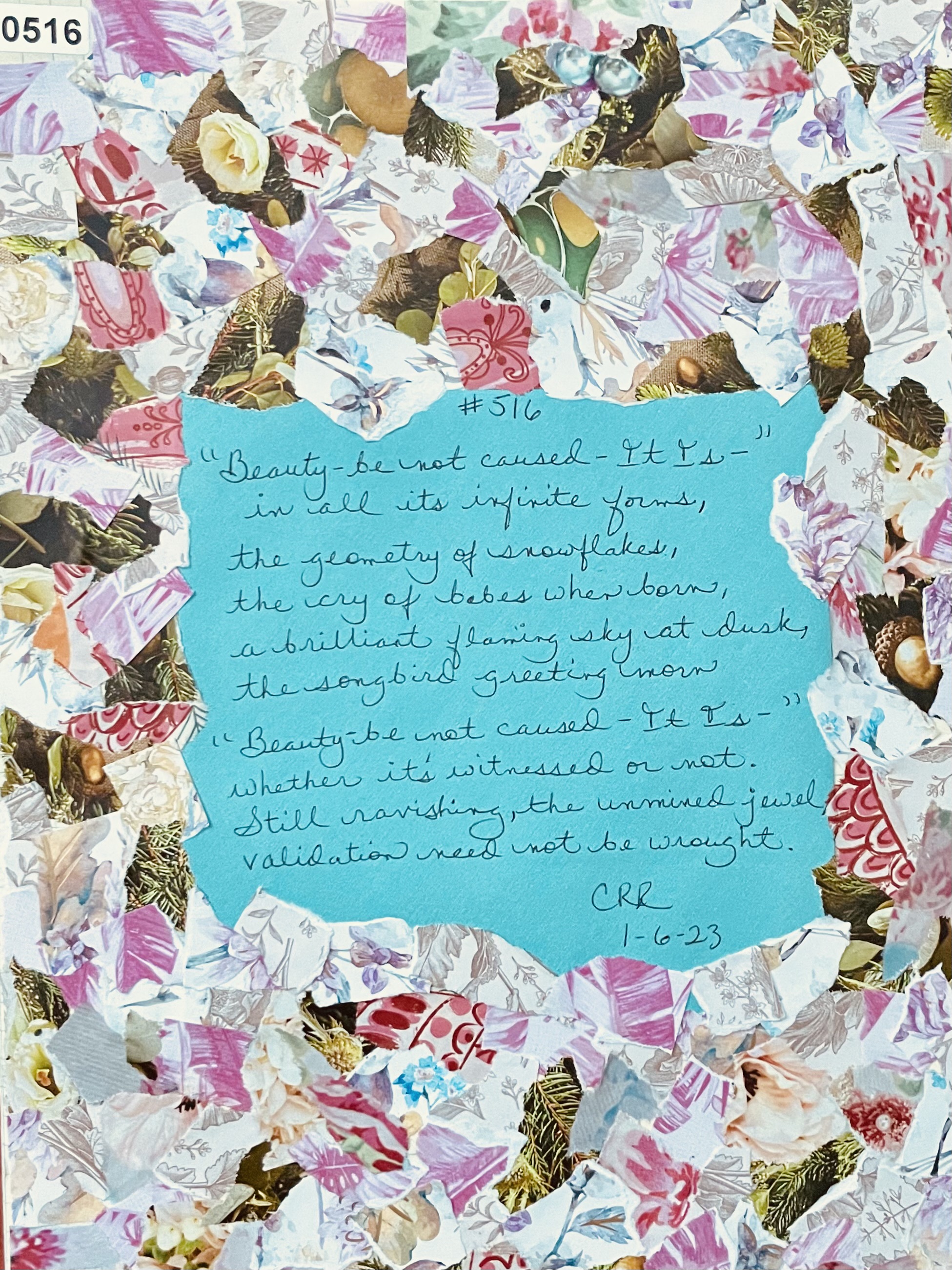 “Beauty- be not caused-It Is-“ – The Carol and Emily Project